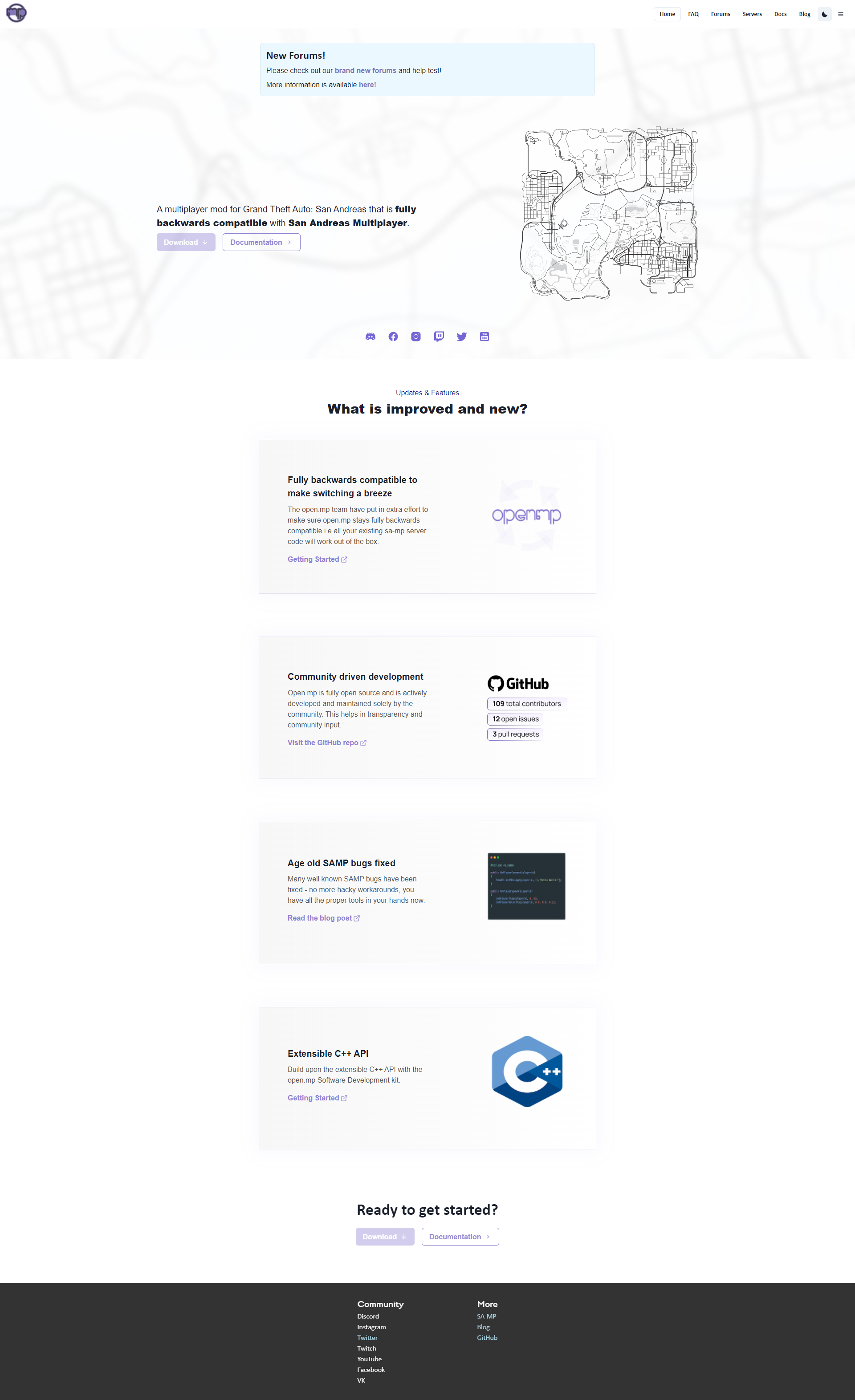 Dark Theme by leonardssh · Pull Request #564 · openmultiplayer/web · GitHub