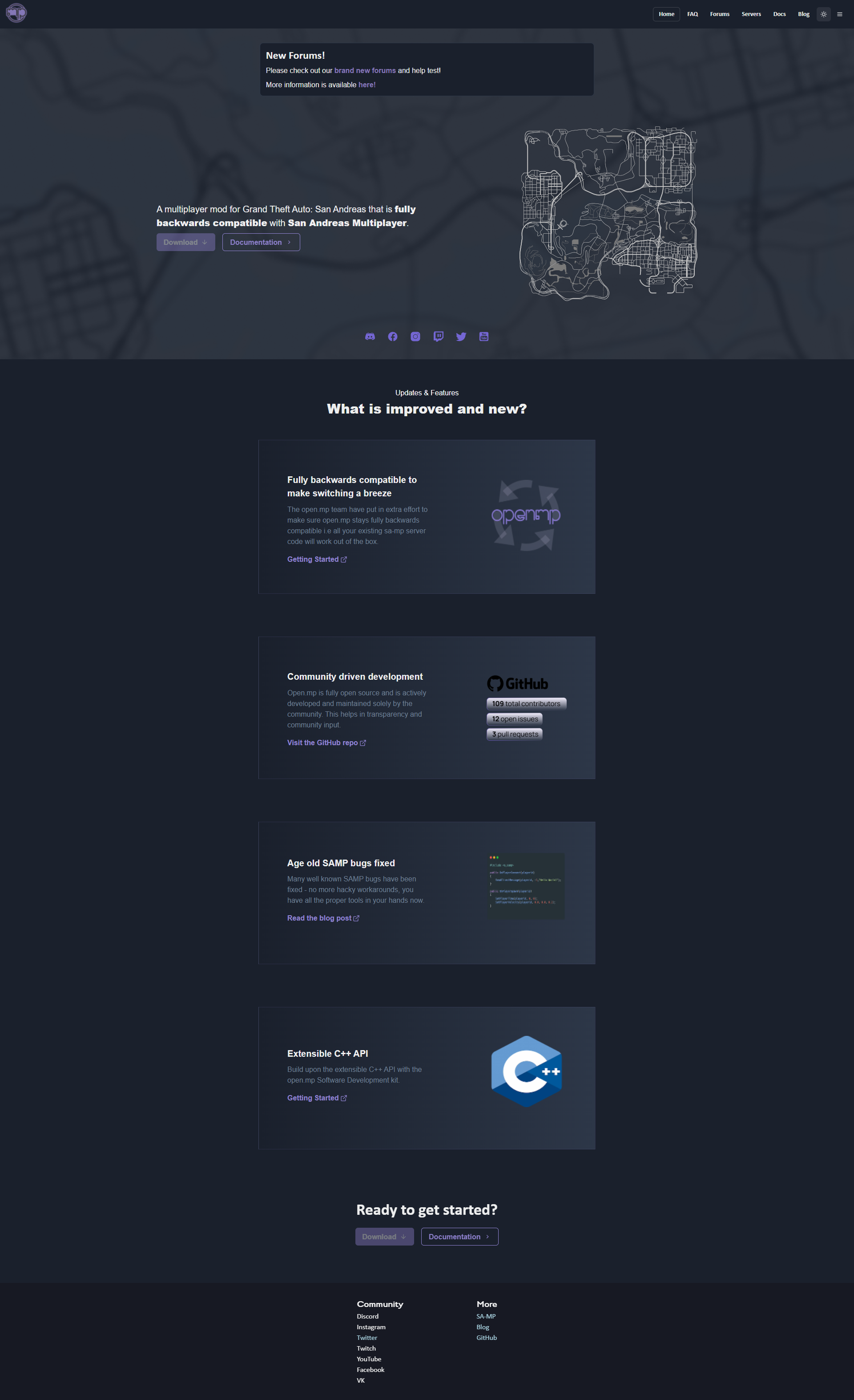 Dark Theme by leonardssh · Pull Request #564 · openmultiplayer/web · GitHub