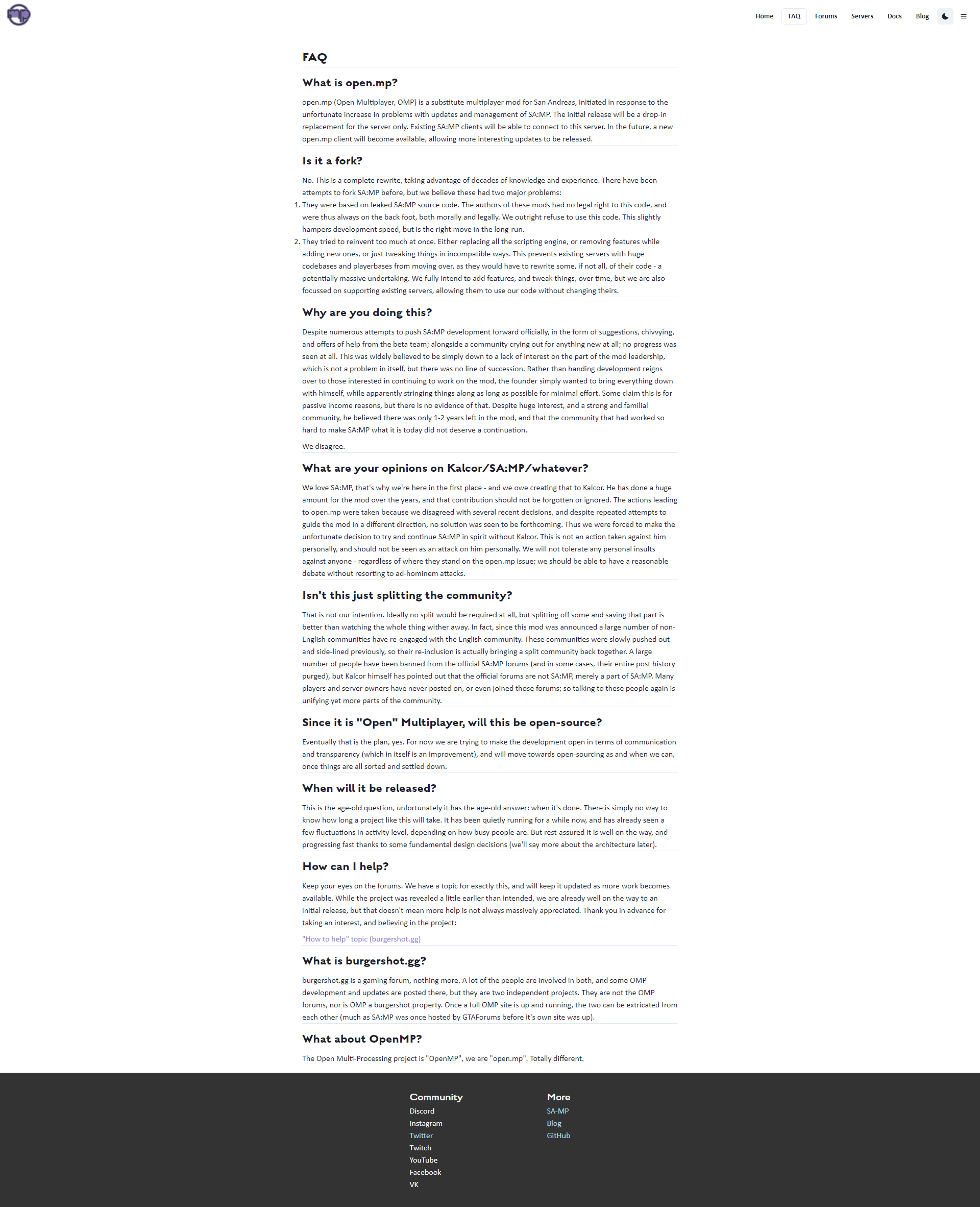 Dark Theme by leonardssh · Pull Request #564 · openmultiplayer/web · GitHub