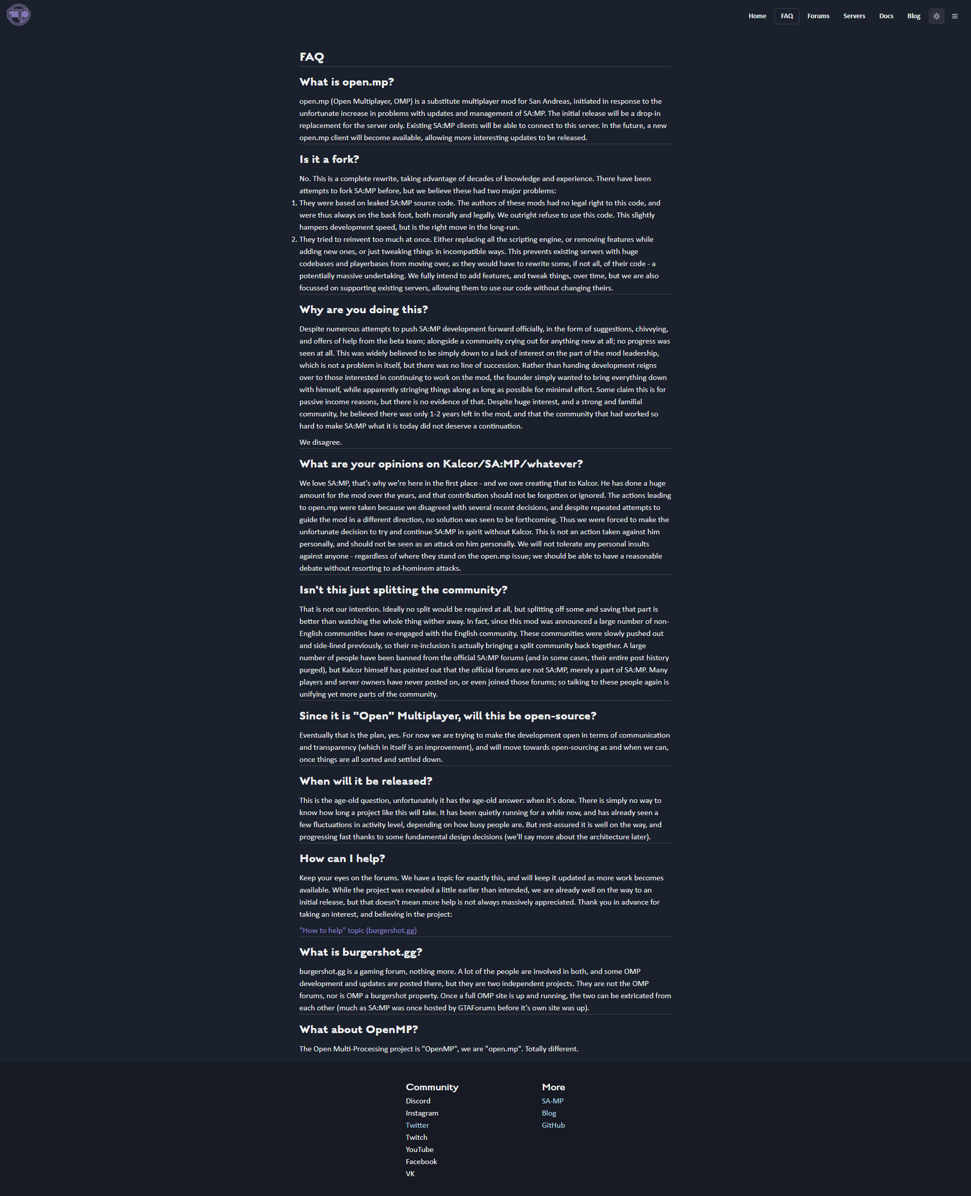 Dark Theme by leonardssh · Pull Request #564 · openmultiplayer/web · GitHub