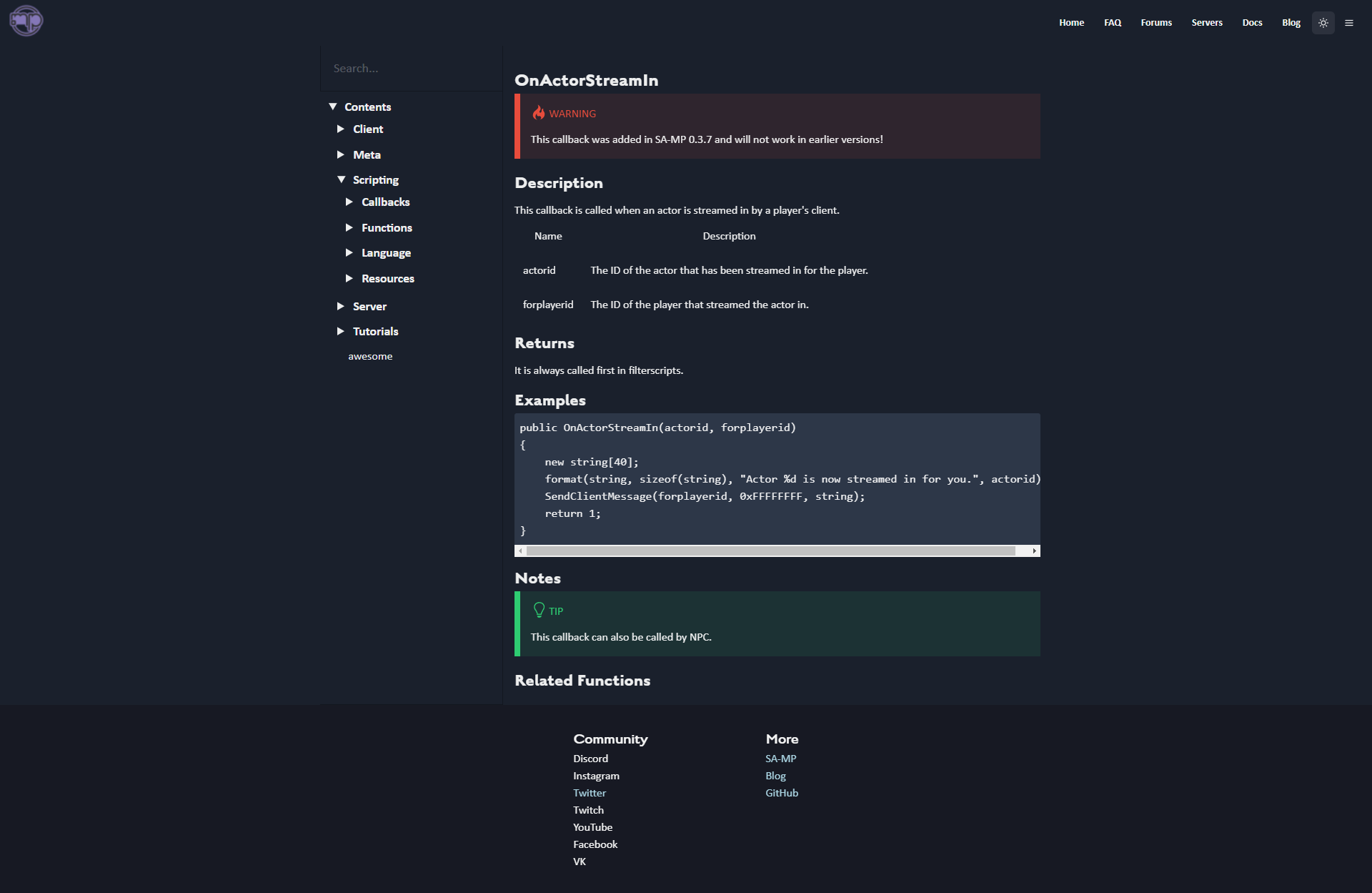 Dark Theme by leonardssh · Pull Request #564 · openmultiplayer/web · GitHub