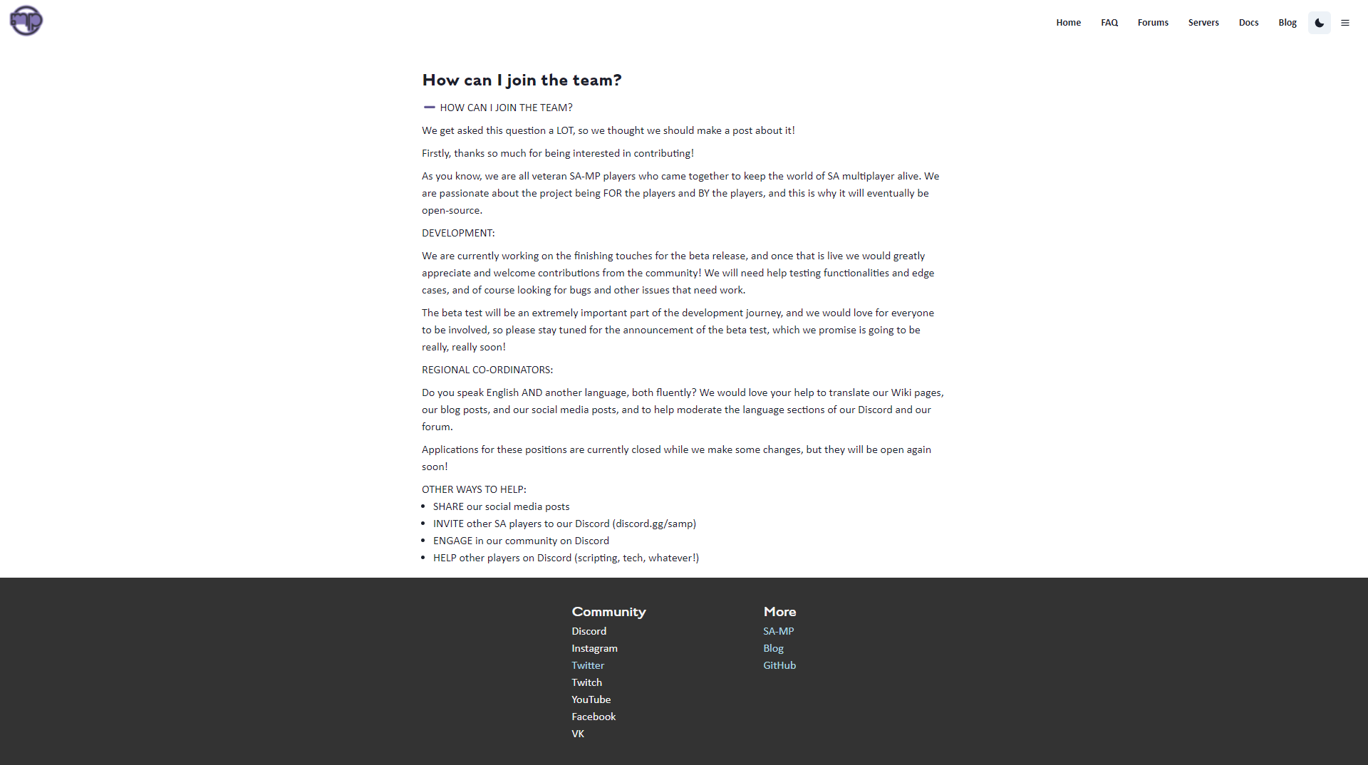 Dark Theme by leonardssh · Pull Request #564 · openmultiplayer/web · GitHub