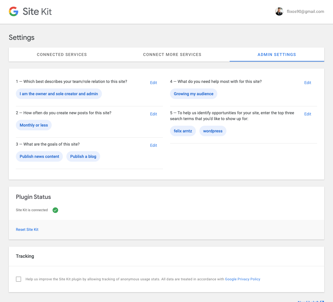 Implement settings block for user input UI · Issue #2041 · google/site-kit-wp · GitHub