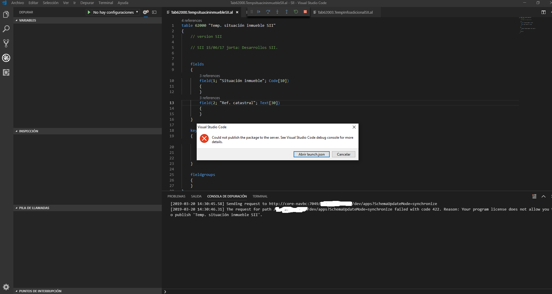 License problem when creating new Temporary Table in Extension · Issue ...