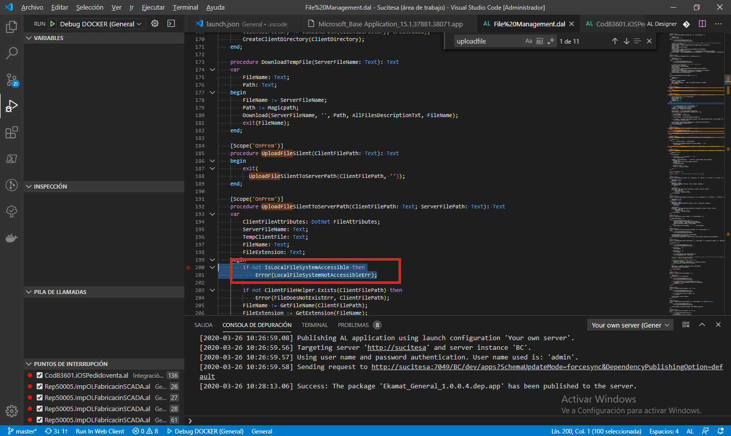 Method Upload doesn't work as expected. · Issue #5751 · microsoft/AL ...