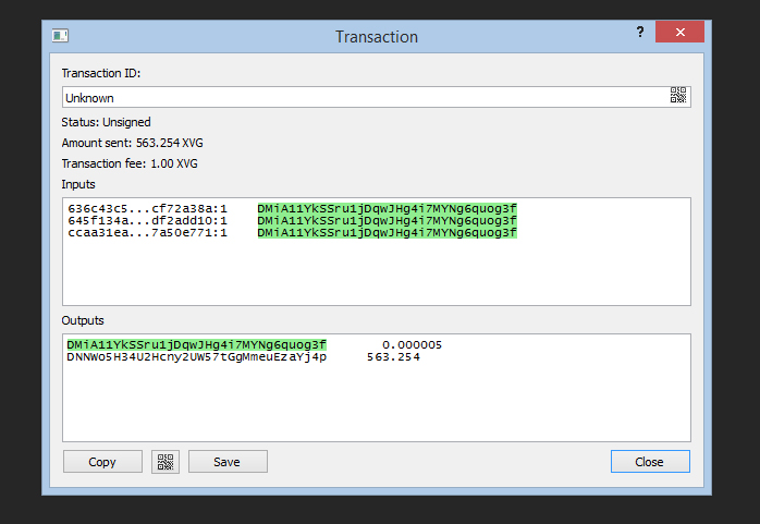 Electrum Send Issues - Amount sent: 0. XVG · Issue #297 · vergecurrency/verge · GitHub