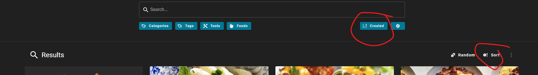 [v1.0.0b] - Duplicate sort button on overview recipes · Issue #2215 · mealie-recipes/mealie · GitHub