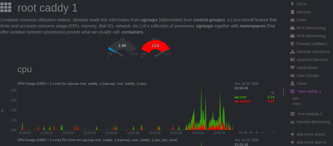 Docker Container Names Not Resolved When Using Fireholnetdataalpine · Issue 3972 · Netdata 