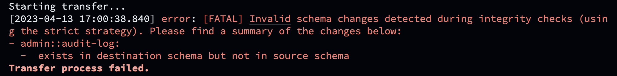 [Data Transfer] Error when transferring from Community to Enterprise Edition · Issue #16386 ...