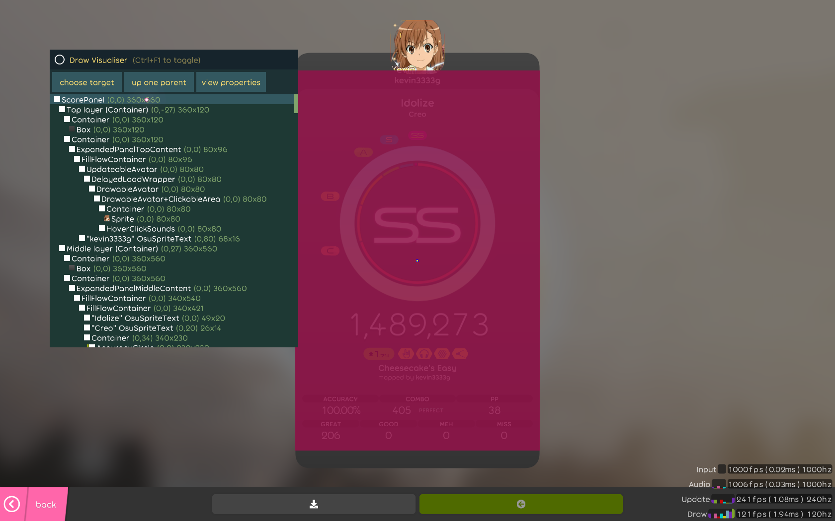 Result panel doesn't consider scaling of UI · Issue #8321 · ppy/osu ...
