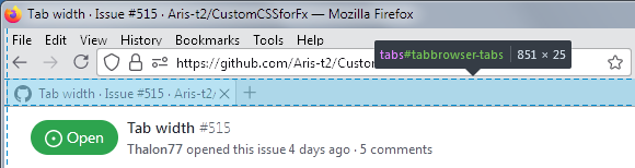 Tab width · Issue #515 · Aris-t2/CustomCSSforFx · GitHub