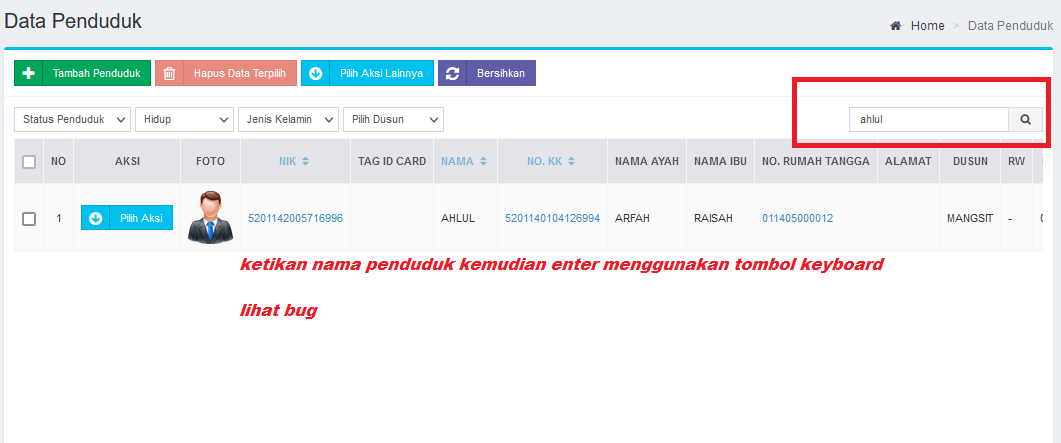 Bug/error: bagan menu pencarian ketika tombol keyboard enter muncul blankpage · Issue #4709 ...