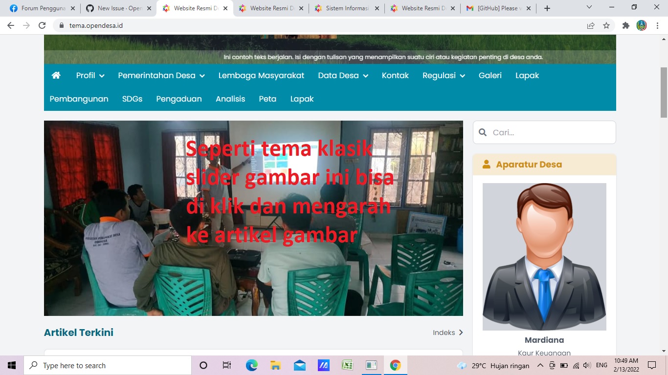 slider gambar bisa d klik dan mengarah ke artikel yang di maksud · Issue #2 · OpenSID/tema ...