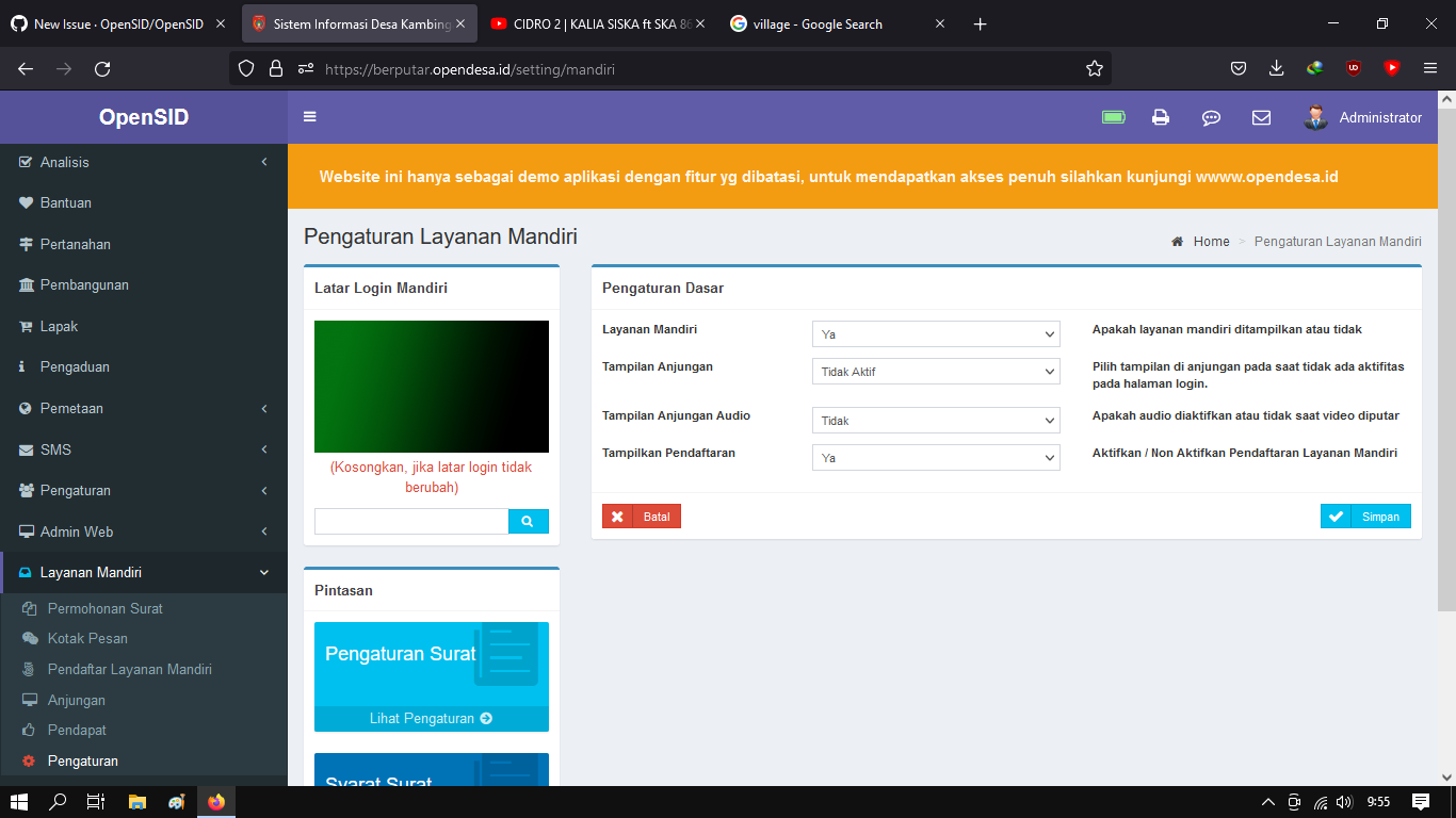 Bug/error: ubah latar login mandiri gambar tidak berubah · Issue #5140 · OpenSID/OpenSID · GitHub