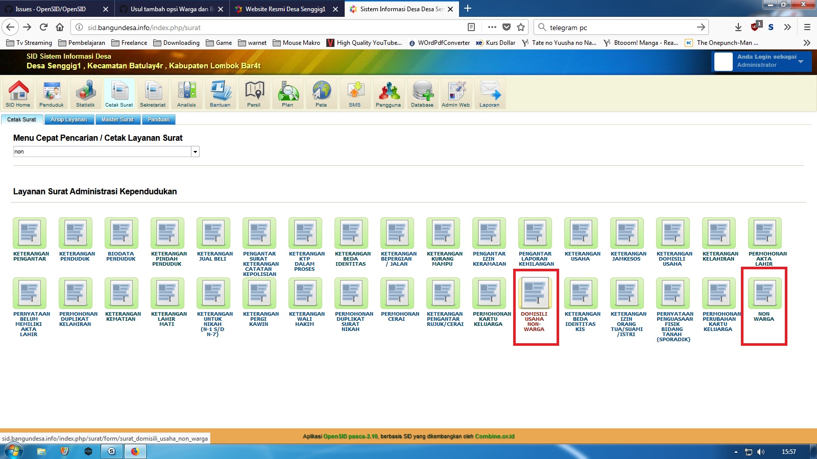 Usul tambah opsi Warga dan Bukan Warga · Issue #872 · OpenSID/OpenSID · GitHub