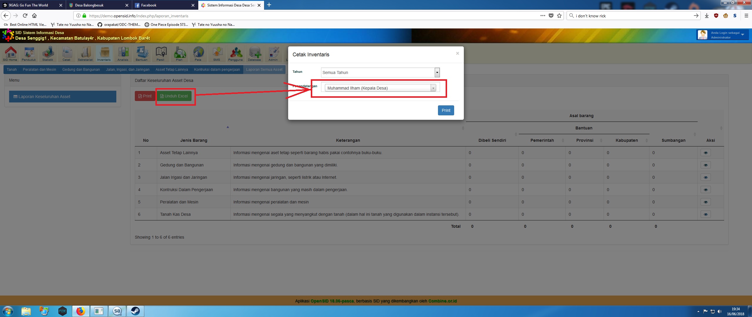 [inventaris] Tampilan penanda tangan Inventaris · Issue #1097 · OpenSID/OpenSID · GitHub