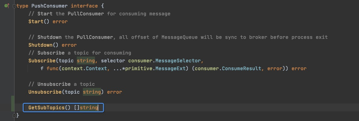get subscribed topic list for PushConsumer · Issue #671 · apache/rocketmq-client-go · GitHub
