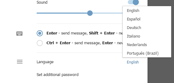 Нет возможности выбрать Русский язык · Issue #1598 · zhukov/webogram · GitHub