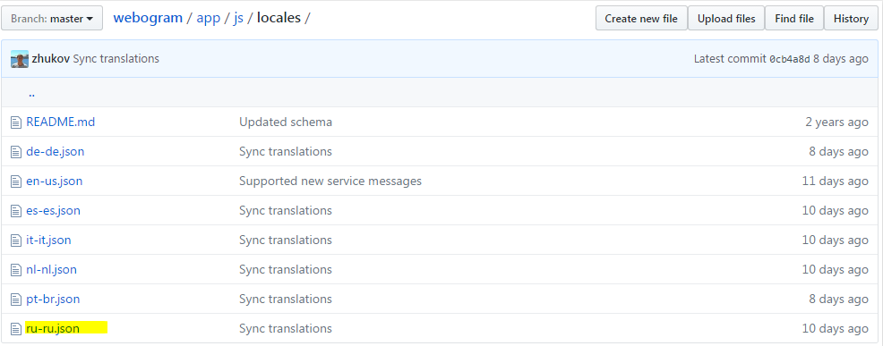 Файл локализации на Русский в приложении есть, в программе выбрать невозможно · Issue #1599 ...