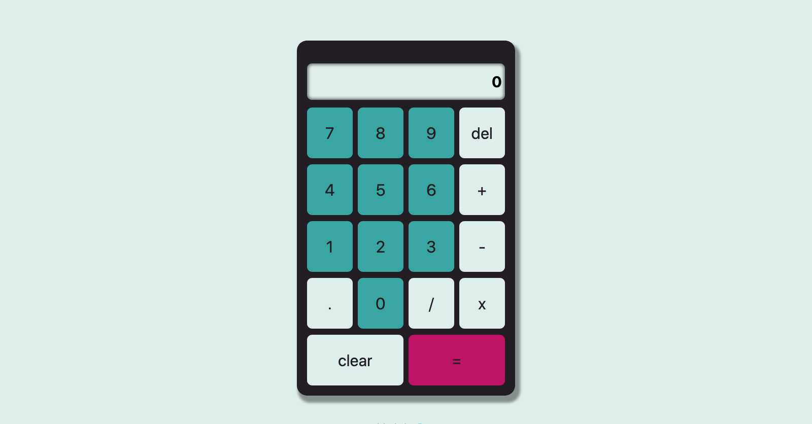 GitHub - remtaine/calculator: calculator for The Odin Project