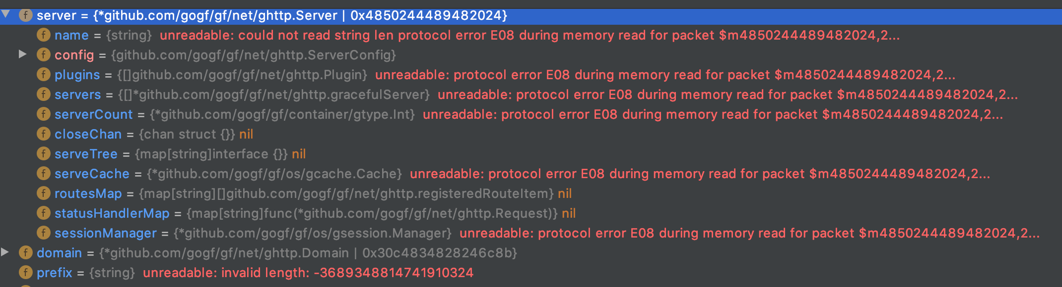 多实例下 最后一个start的实例的分组路由无法绑定 · Issue #581 · gogf/gf · GitHub