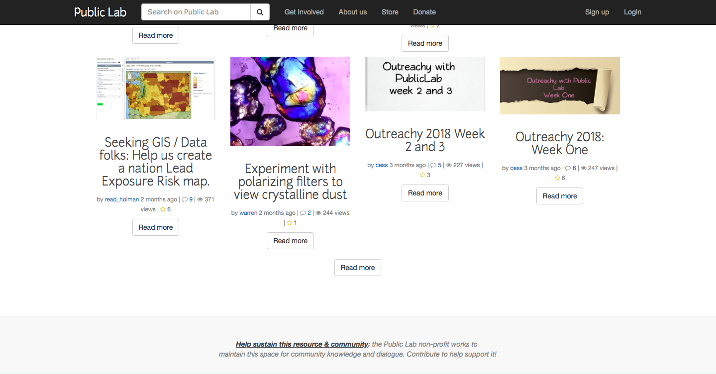 Different Read more buttons for the Public Lab blog and the articles · Issue #5158 · publiclab ...