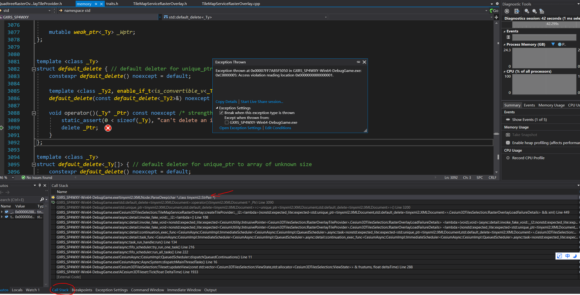 V1210 Ue5 Error Occurs When Loading Tms Service · Issue 1027 · Cesiumgscesium Unreal · Github