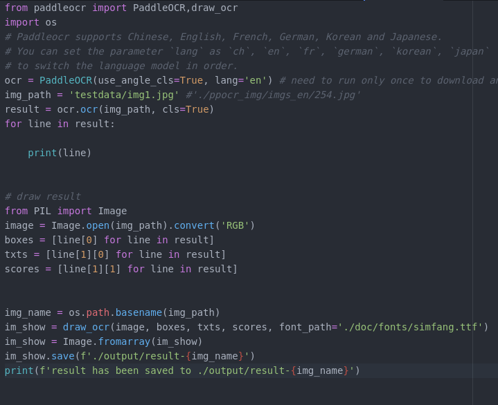 运行ppocr 预测代码报错 · Issue 7522 · Paddlepaddle Paddleocr · Github