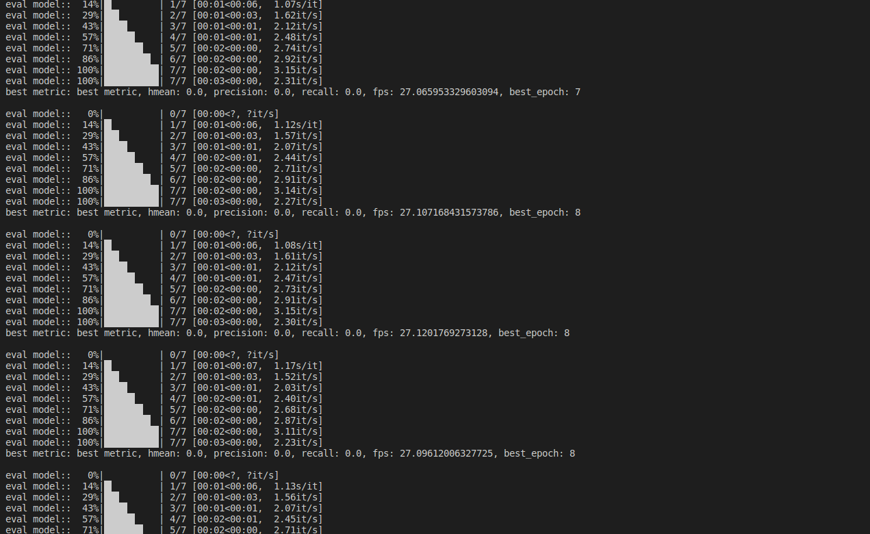 训练ser 模型 Precison和recall一直为0 · Issue 10411 · Paddlepaddlepaddleocr · Github 