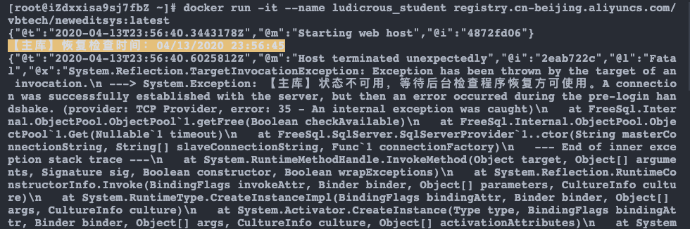 docker部署中的问题 · Issue #273 · dotnetcore/FreeSql · GitHub