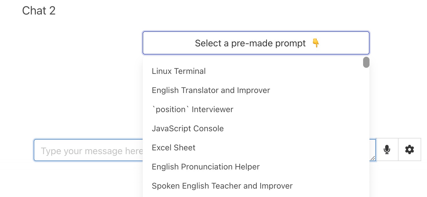 Is It Possible Or Planned To Create Custom Pre Made Prompts · Issue 318 · Niek Chatgpt Web