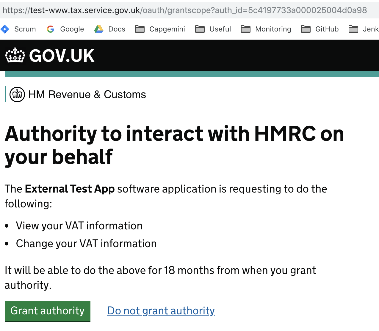 Sandbox Problems · Issue 394 · Hmrc Vat Api · Github