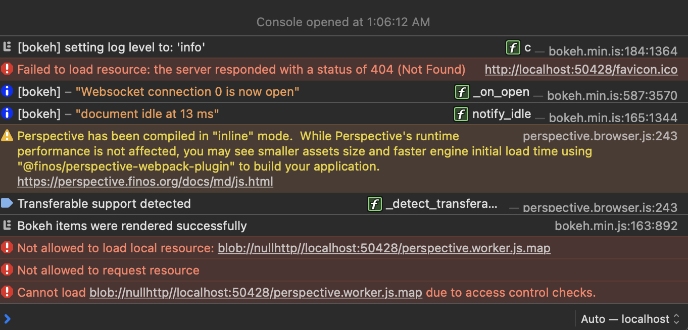 Perspective Pane selection feature not working · Issue #3671 · holoviz/panel · GitHub