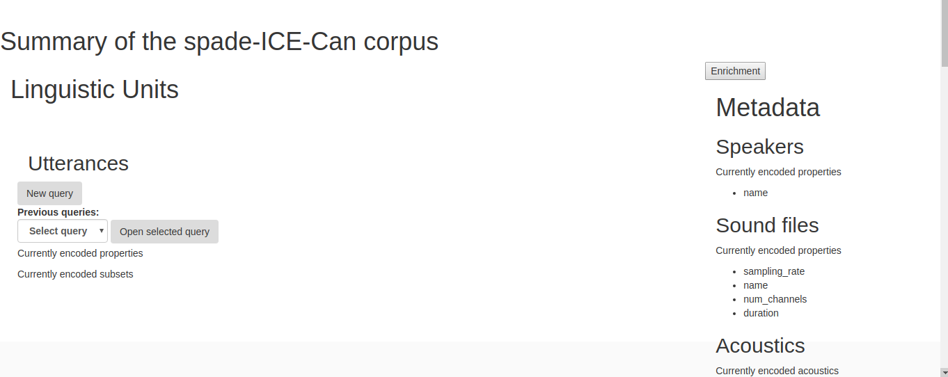 Enrichment Button Stranded · Issue #71 · MontrealCorpusTools/ISCAN · GitHub