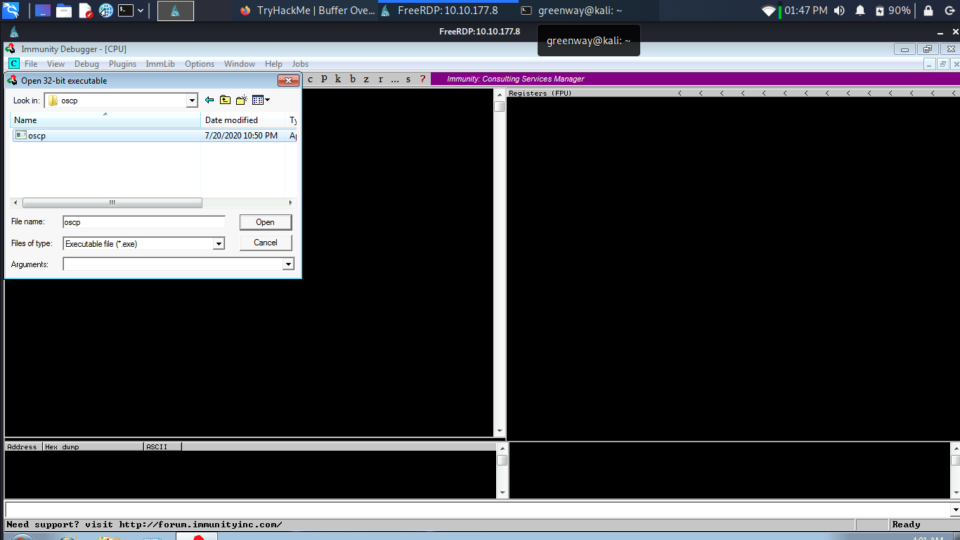 TryHackMe BufferOverflow | Greenway71 | Cybersecurity Blogs