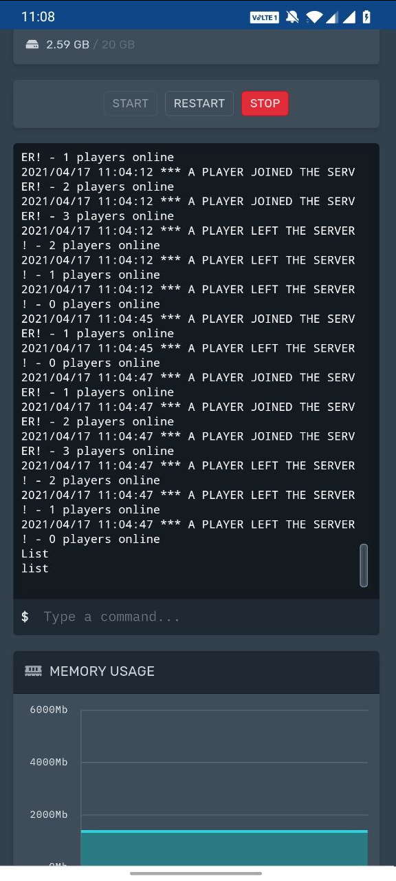 Minecraft Server stays on without users online & MSH Commands · Issue #95 · gekware/minecraft ...