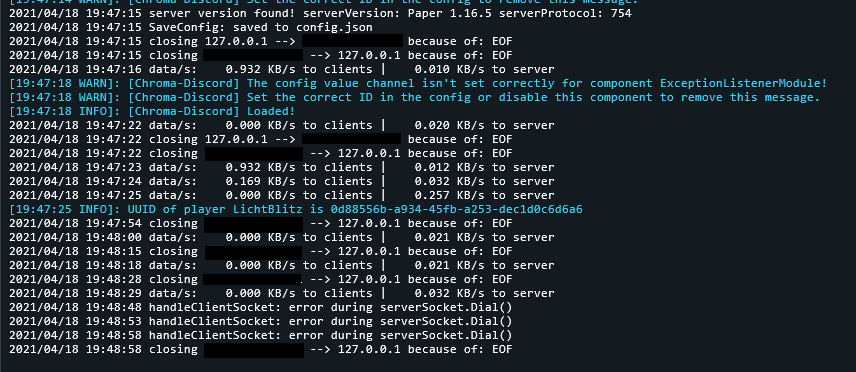 You can keep the server running by refreshing the MP screen · Issue #91 · gekware/minecraft ...