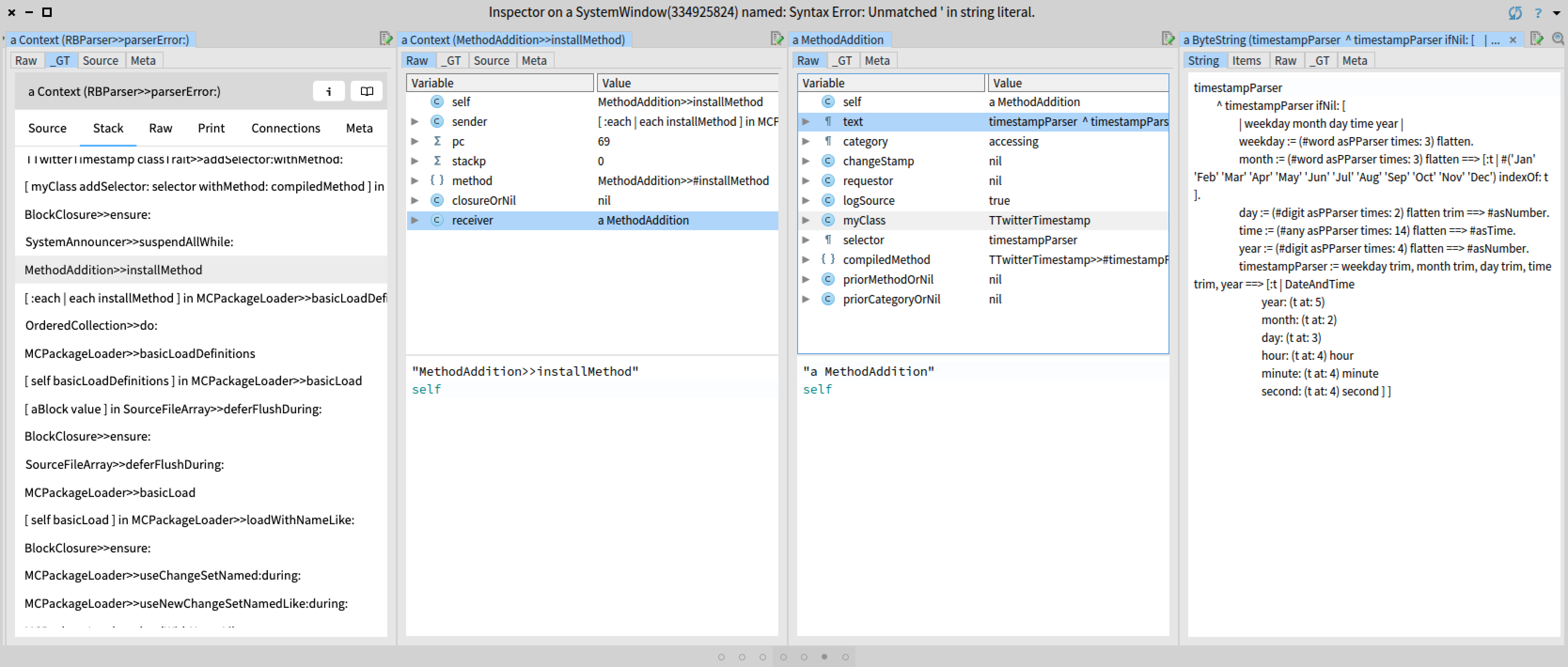 SourceFileArray problem when only part of the method is in the internal buffer · Issue #6063 ...