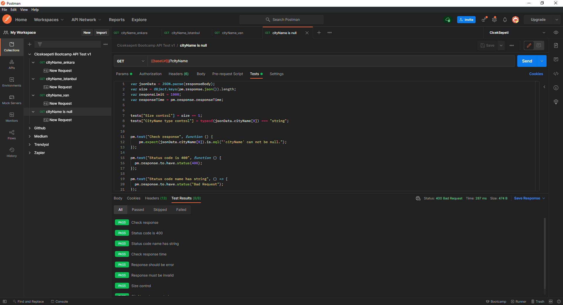 GitHub - onurerdemiroglu/CS-Postman_IntegrationTest