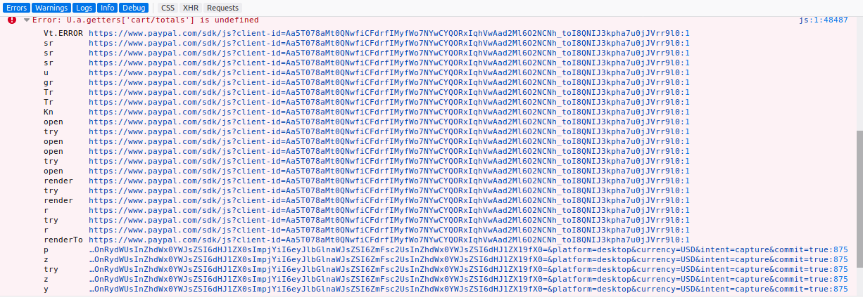 Error Paypal · Issue 3357 · Vuestorefrontvue Storefront · Github 3865