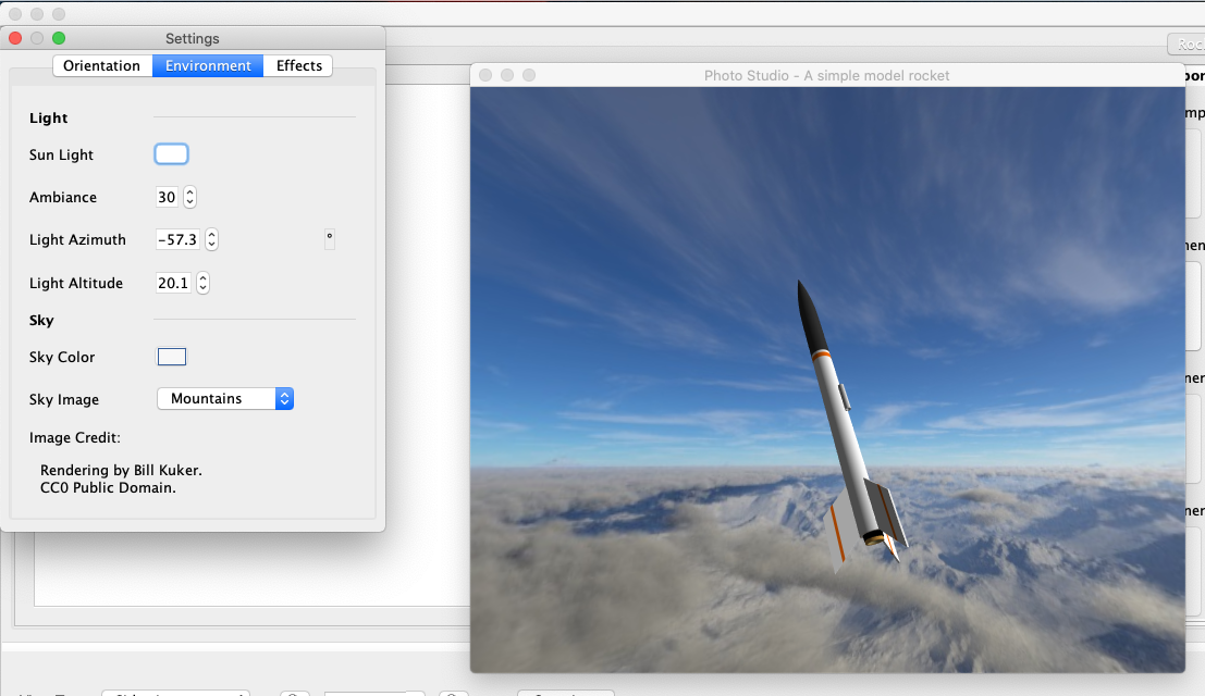 Photo Studio: "Orbit" background shows up as black · Issue #861 · openrocket/openrocket · GitHub