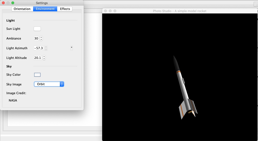Photo Studio: "Orbit" background shows up as black · Issue #861 · openrocket/openrocket · GitHub
