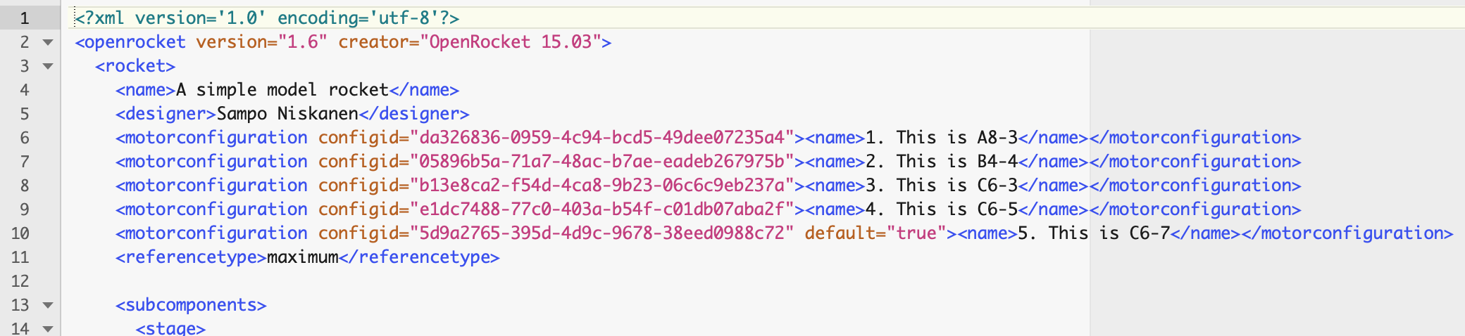 Motor configuration/simulation shown in reverse order · Issue #845 · openrocket/openrocket · GitHub