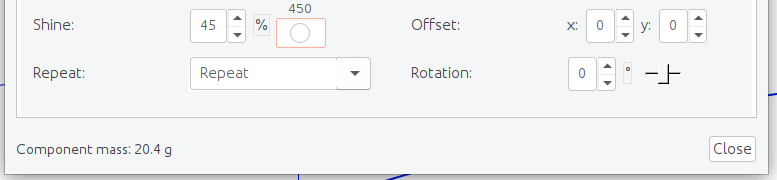 "Shine" slider in Linux Appearance tab has (apparently) zero width ...