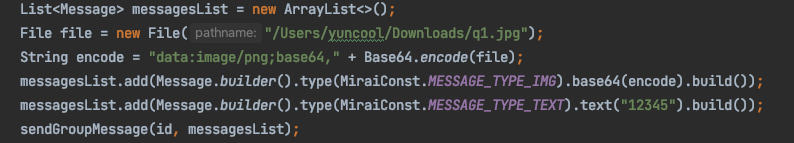 使用base64发送图片时返回message is empty · Issue #421 · project-mirai/mirai-api-http · GitHub