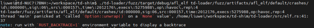 [Bug] td-loader may panic during AFL fuzzing test · Issue #439 ...