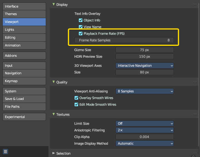 Preferences - New Playback Frame Rate (FPS) · Issue #466 · Bforartists ...