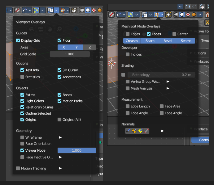 3D View - Object mode dependant overlays dropdown · Issue #483 ...