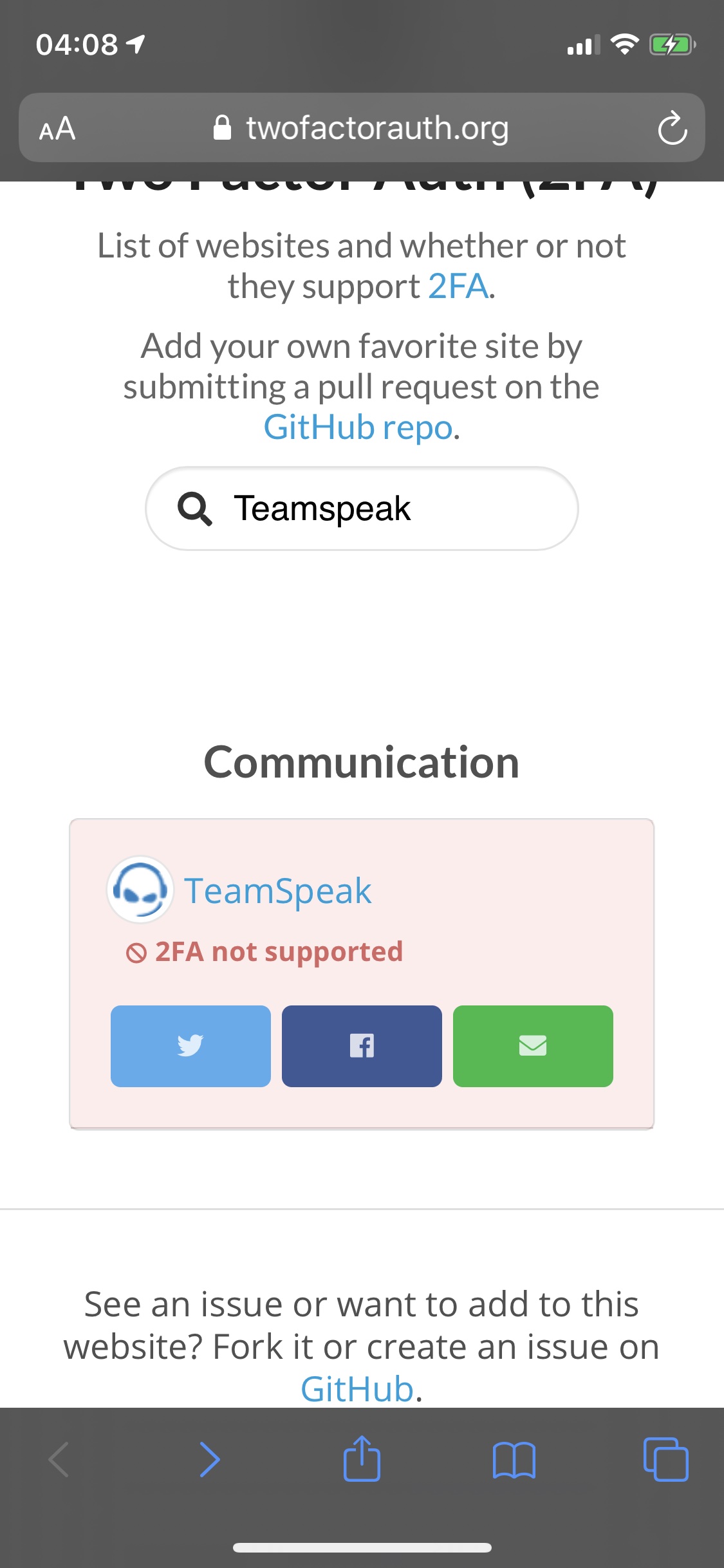 Update TeamSpeak logo · Issue #4519 · 2factorauth/twofactorauth · GitHub