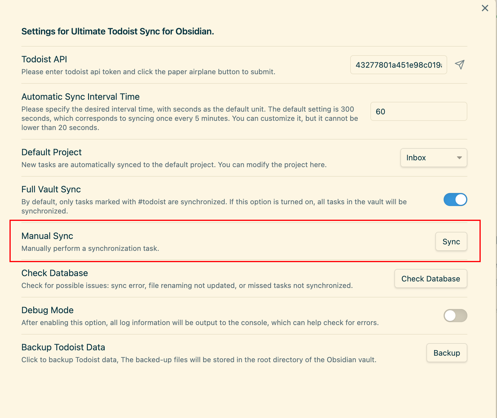 todoist修改了完成时间,什么时候同步到obsidan呢? 手动同步可以独立一个命令出来设置一个快捷键么? · Issue #56 ... todoist修改了完成时间,什么时候同步到obsidan呢? 手动同步可以独立一个命令出来设置一个快捷键么? · Issue #56 ...